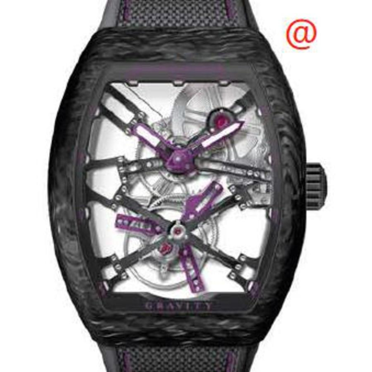 Franck Muller Gravity Hand Wind Mens Watch V45TGRAVITYCSSQT(CARBONVL)