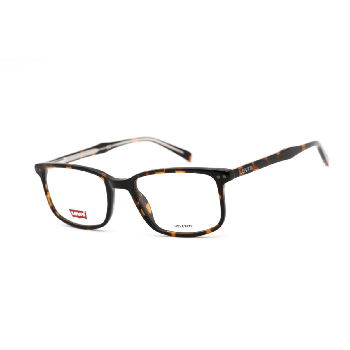 Levi's Mens Tortoise Rectangular Eyeglass Frames LV501900860054