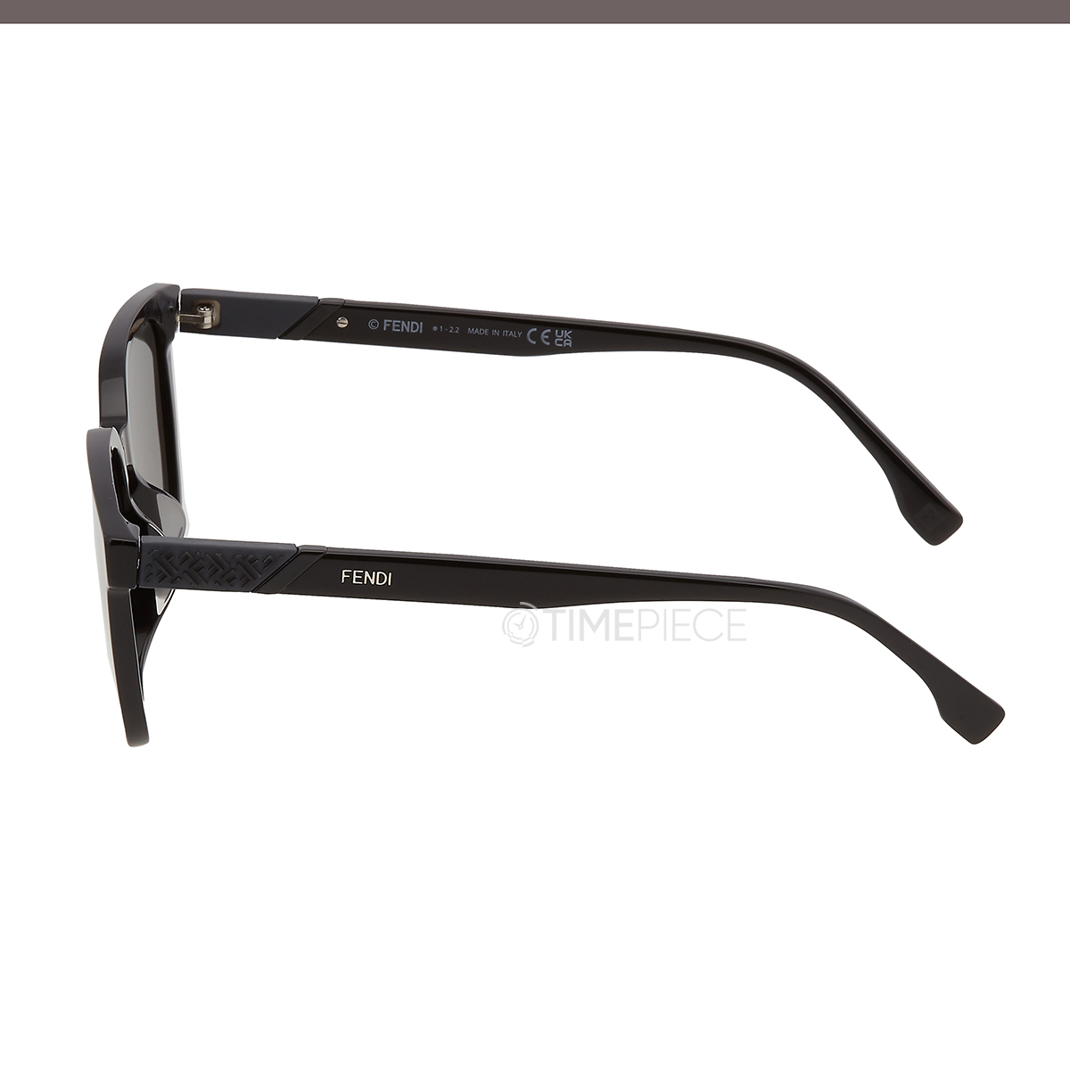 Fendi Grey Square Mens Sunglasses FE40057U 01A 53