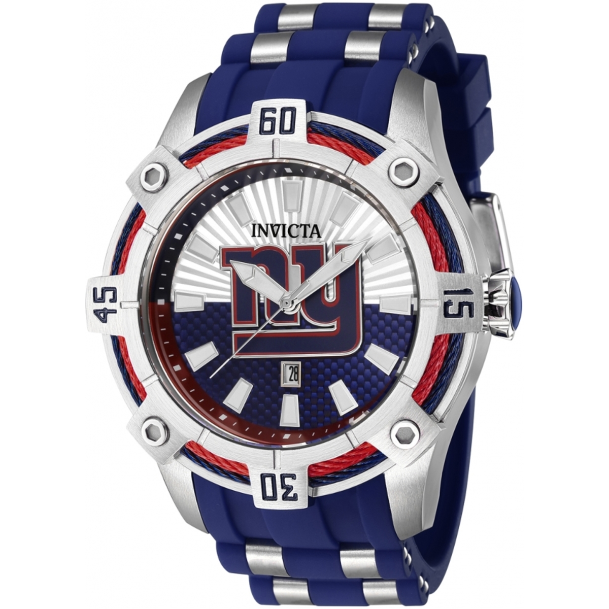 Invicta NFL New York Giants Quartz Blue Dial Mens Watch 42064