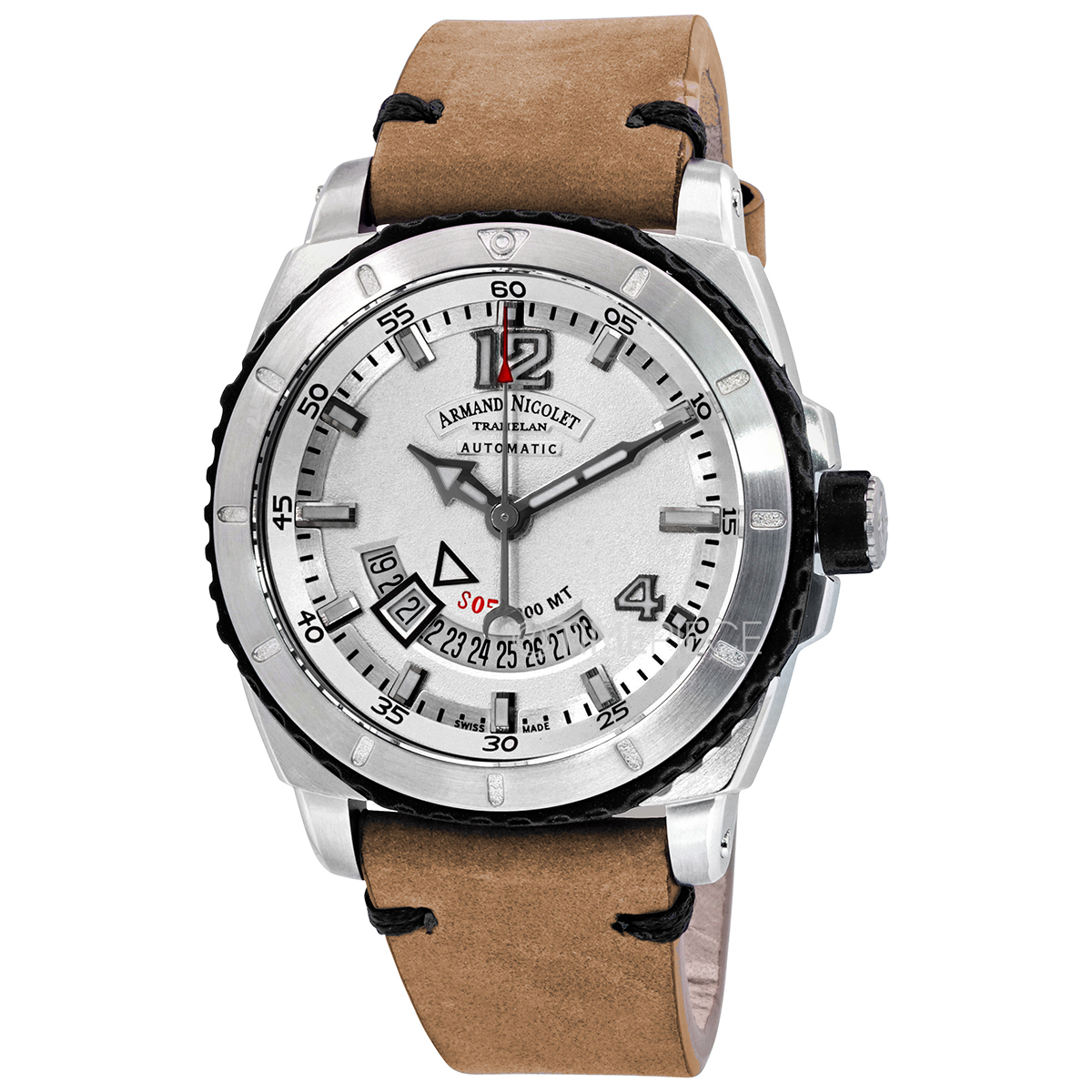 Armand Nicolet SH5 Automatic Silver Dial Mens Watch A713BGN-AG-PK4140CA