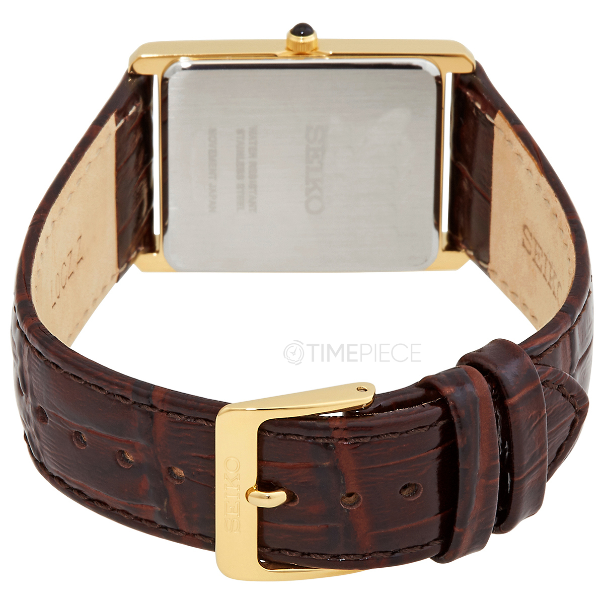 Seiko Essentials Quartz Light Champagne Dial Mens Watch SWR064