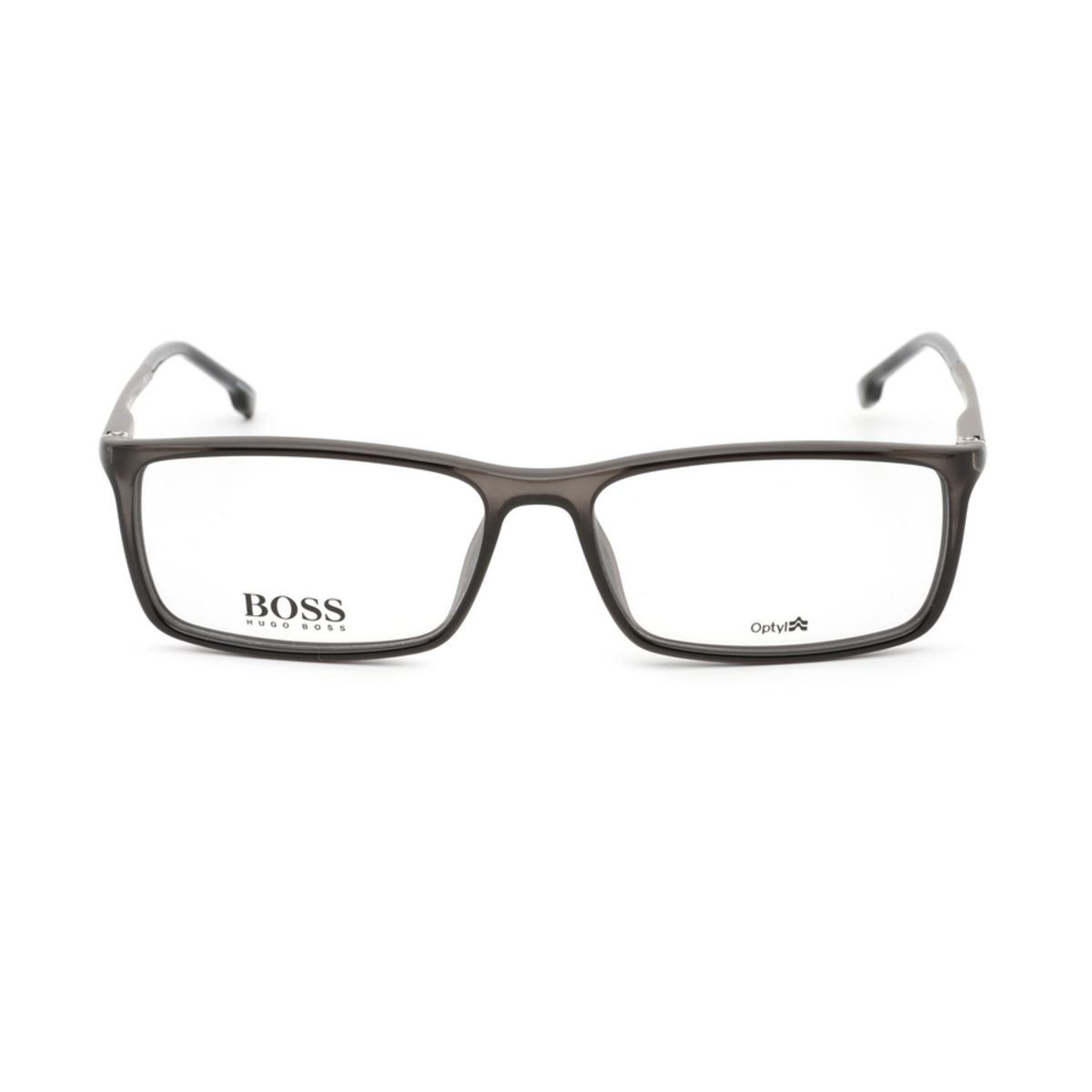 Hugo Boss Ladies Grey Rectangular Eyeglass Frames BOSS11840KB70058