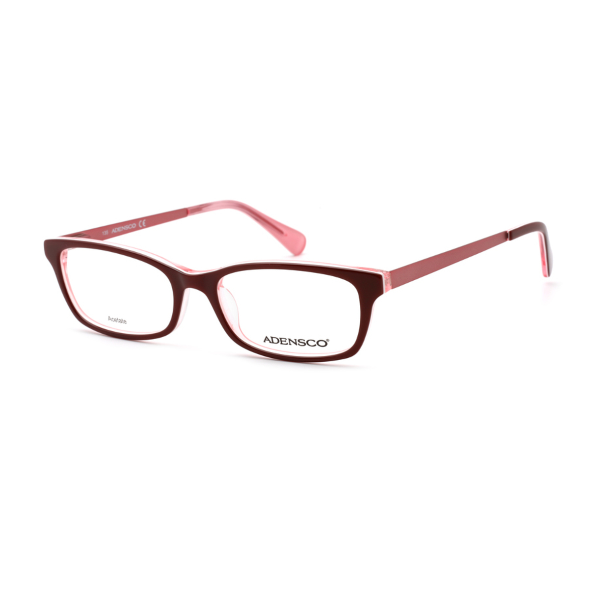Adensco Ladies Red Rectangular Eyeglass Frames Ad21300T50050