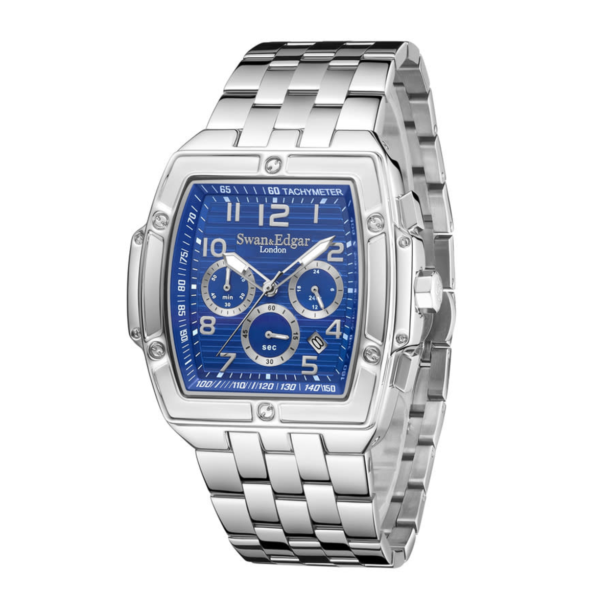 Swan & Edgar Ambassador Blue Dial Mens Watch SE0065M