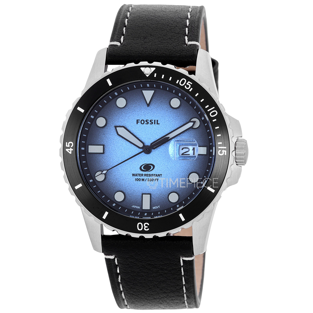 Fossil Quartz Three Hand Blue Dial Mens Watch Fs5960