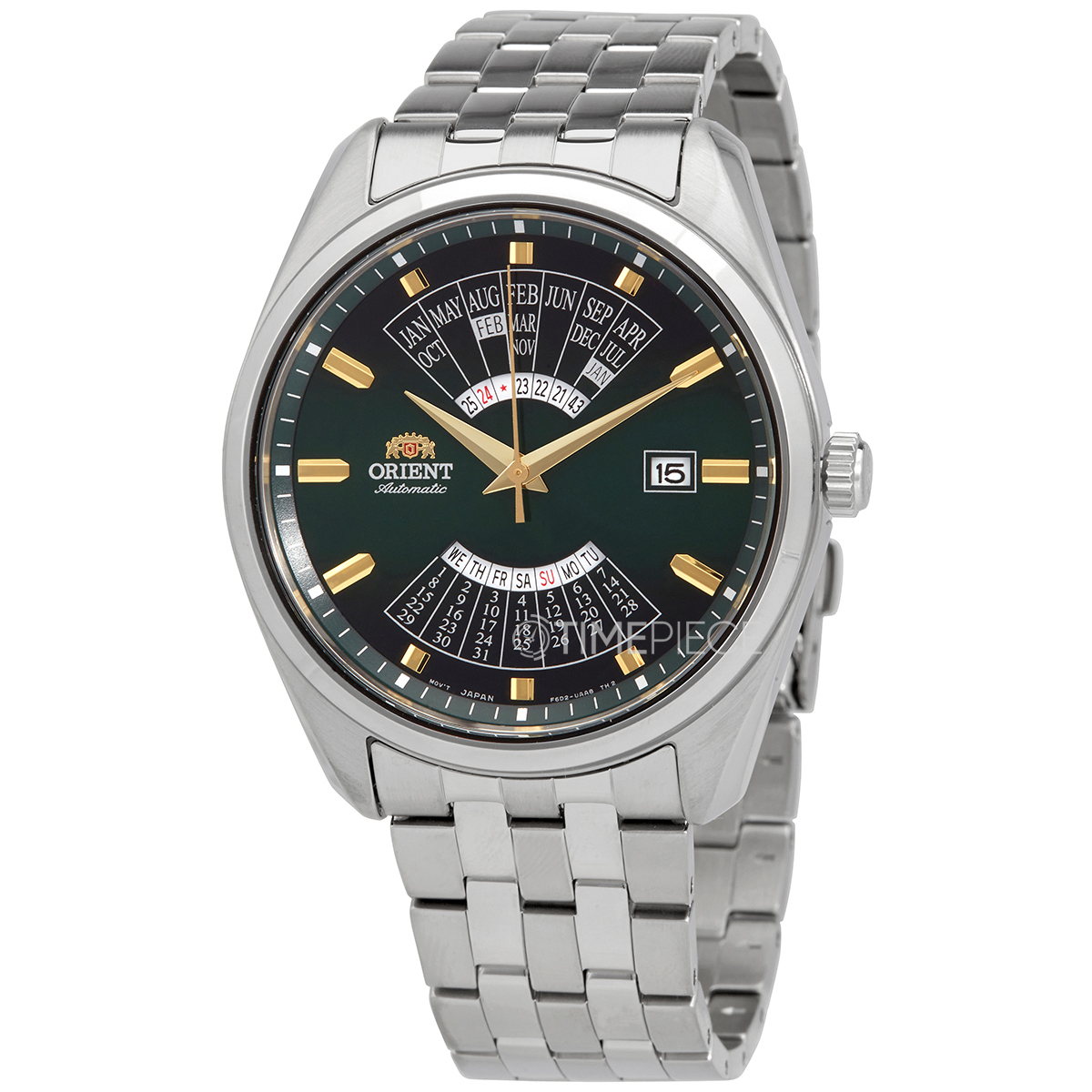 Orient Multi Year Automatic Green Dial Mens Watch RA-BA0002E10B