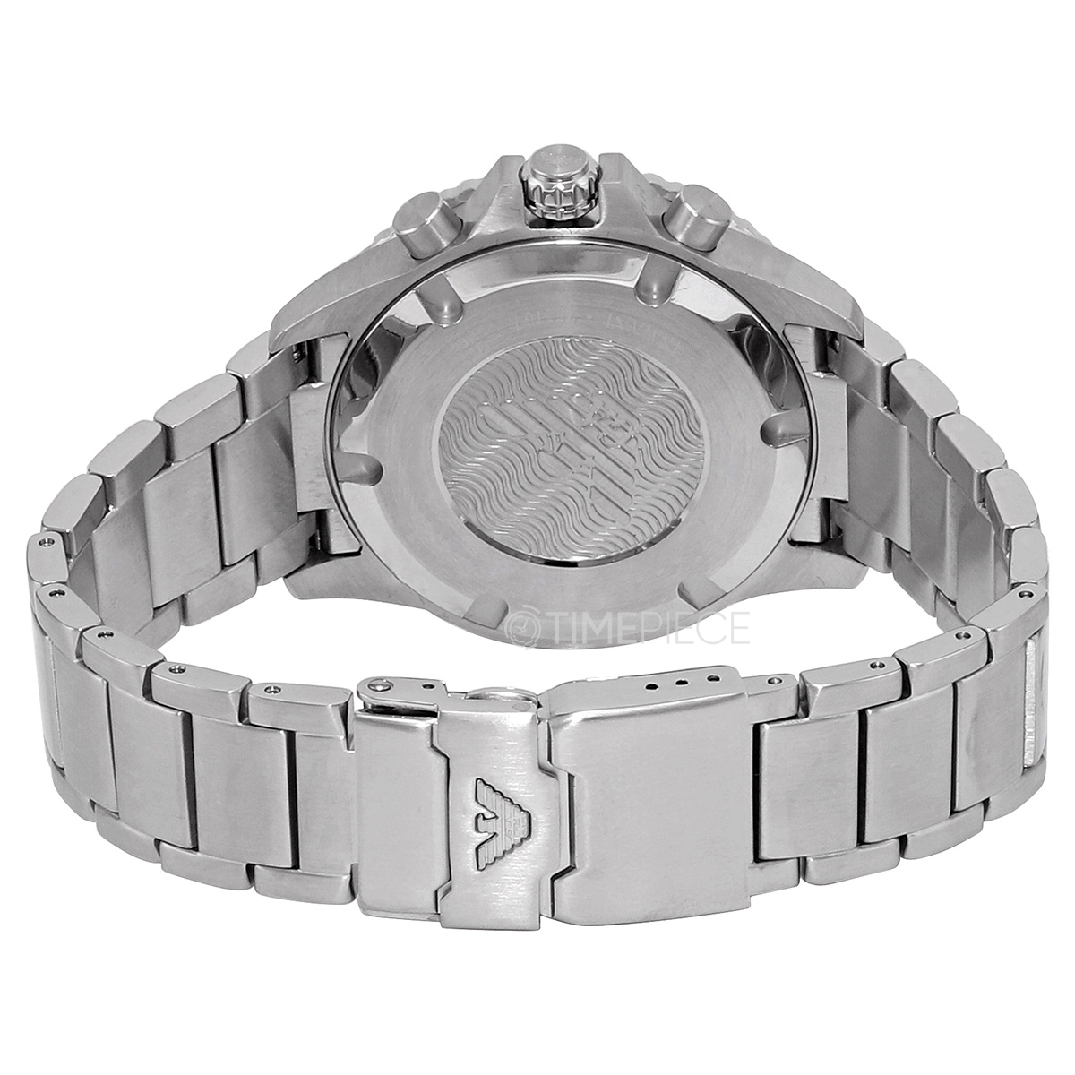 Emporio Armani Diver Chronograph Quartz Black Dial Mens Watch AR11360