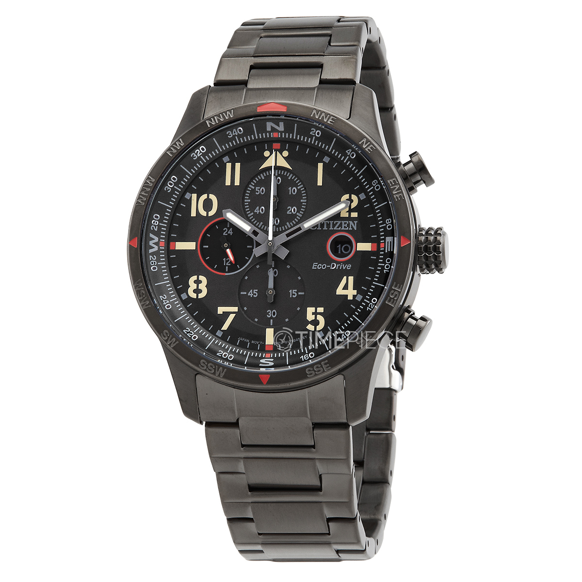 Citizen Chronograph Grey Dial Mens Watch CA0797-84E