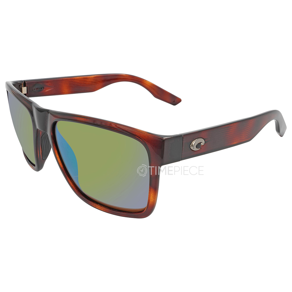 Costa Del Mar Paunch XL Green Mirror Polarized Glass 580G Square Mens ...