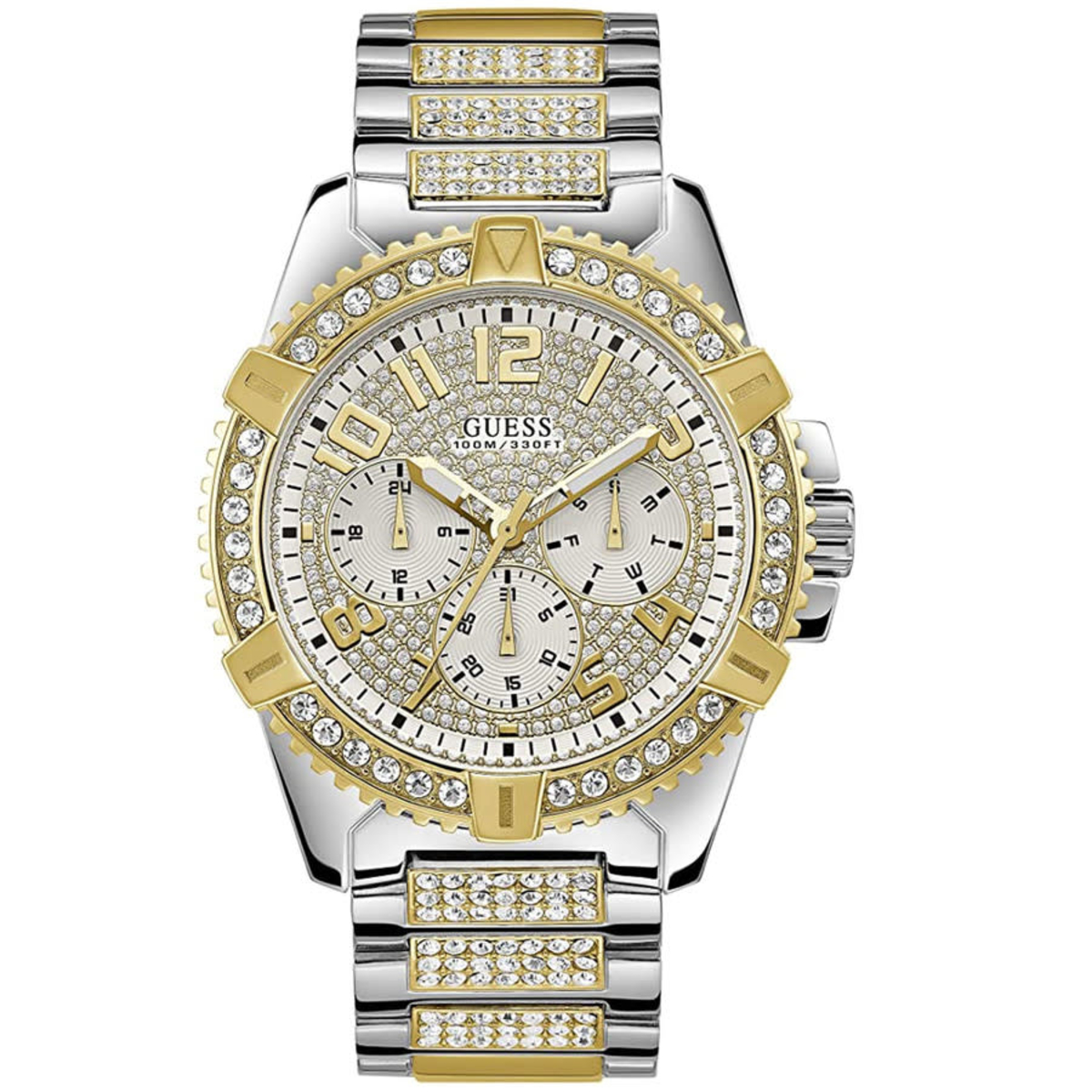 Guess Classic Gold-tone Dial Mens Watch U0799G4