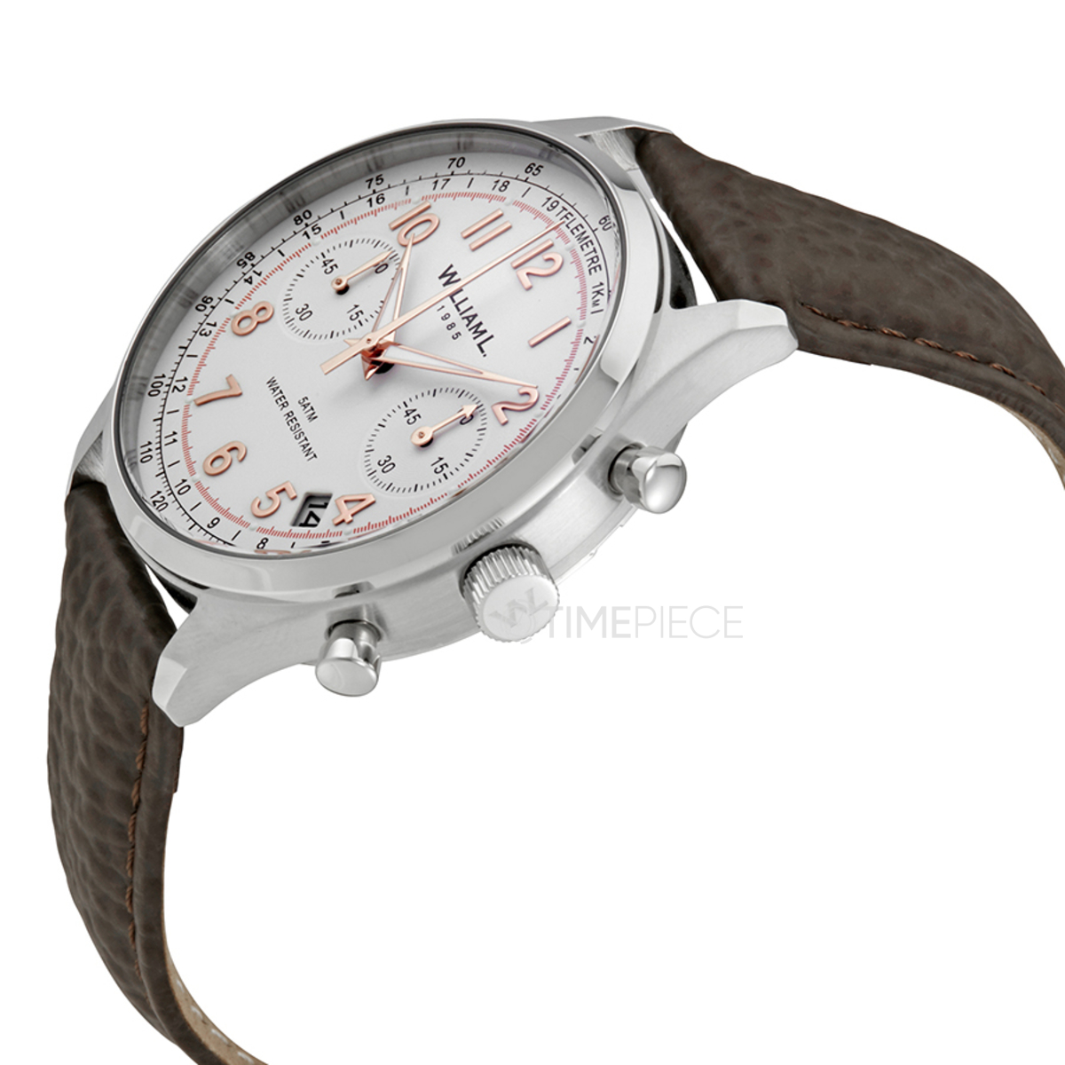 William L 1985 WLAC01BCORBM Vintage Mens Chronograph Quartz Watch