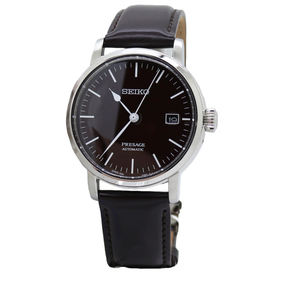 Seiko Presage Automatic Brown Dial Mens Watch SPB115J1