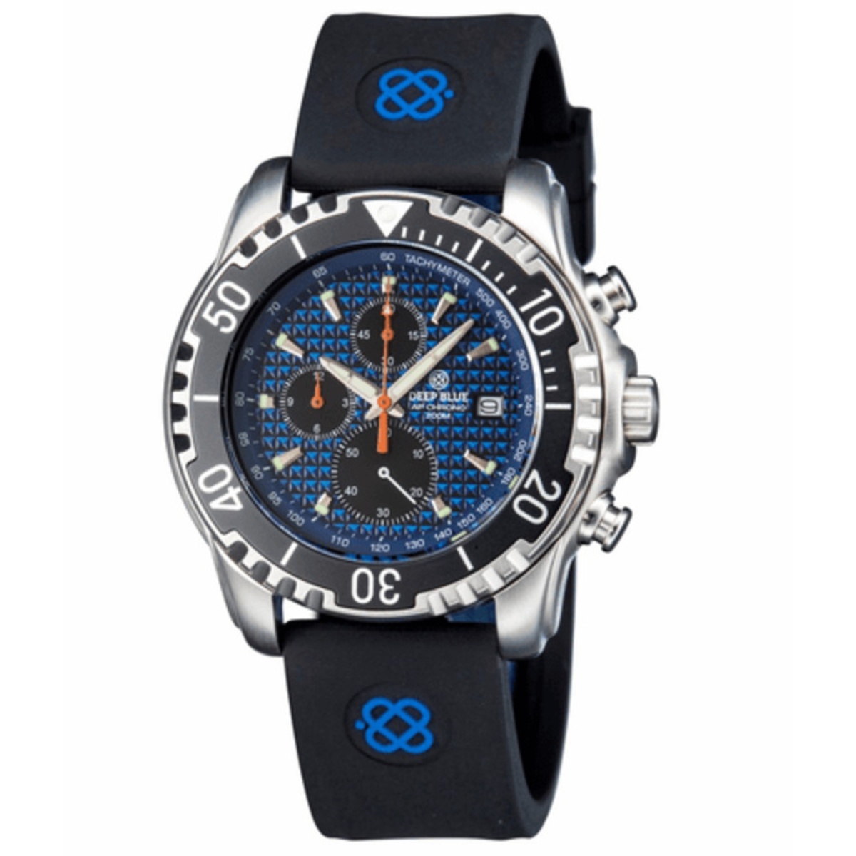 Deep Blue APCHRONOBLUE All Purpose Ap Chronograph Mens Chronograph ...