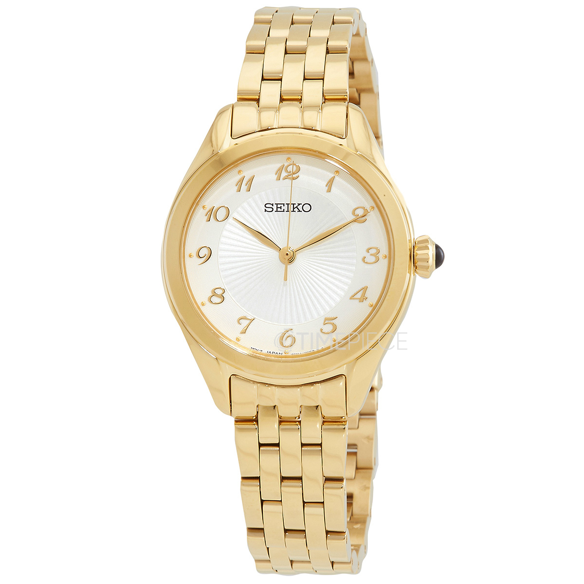 Seiko Quartz Silver Dial Ladies Watch SUR384P1