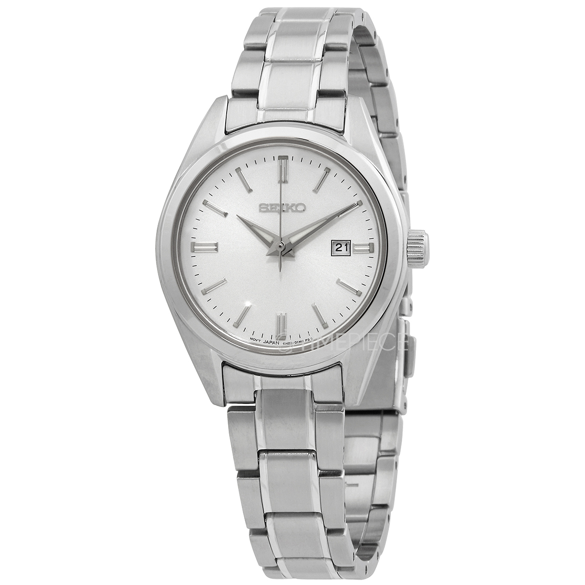 Seiko Essentials Quartz Silver Dial Ladies Watch SUR633P1