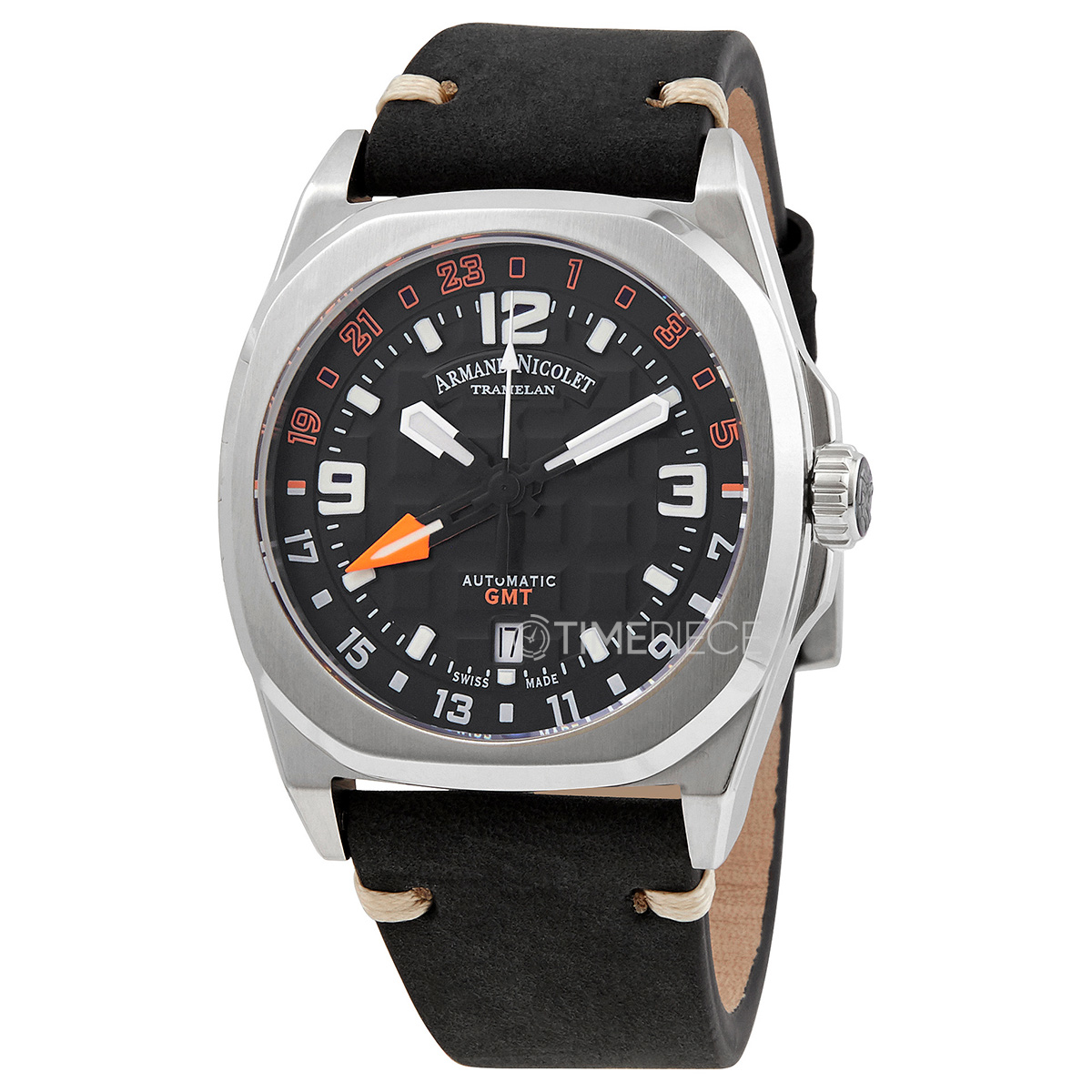 Armand Nicolet JH9 Automatic Black Dial Mens Watch A663HAA-NO-PK4140NR