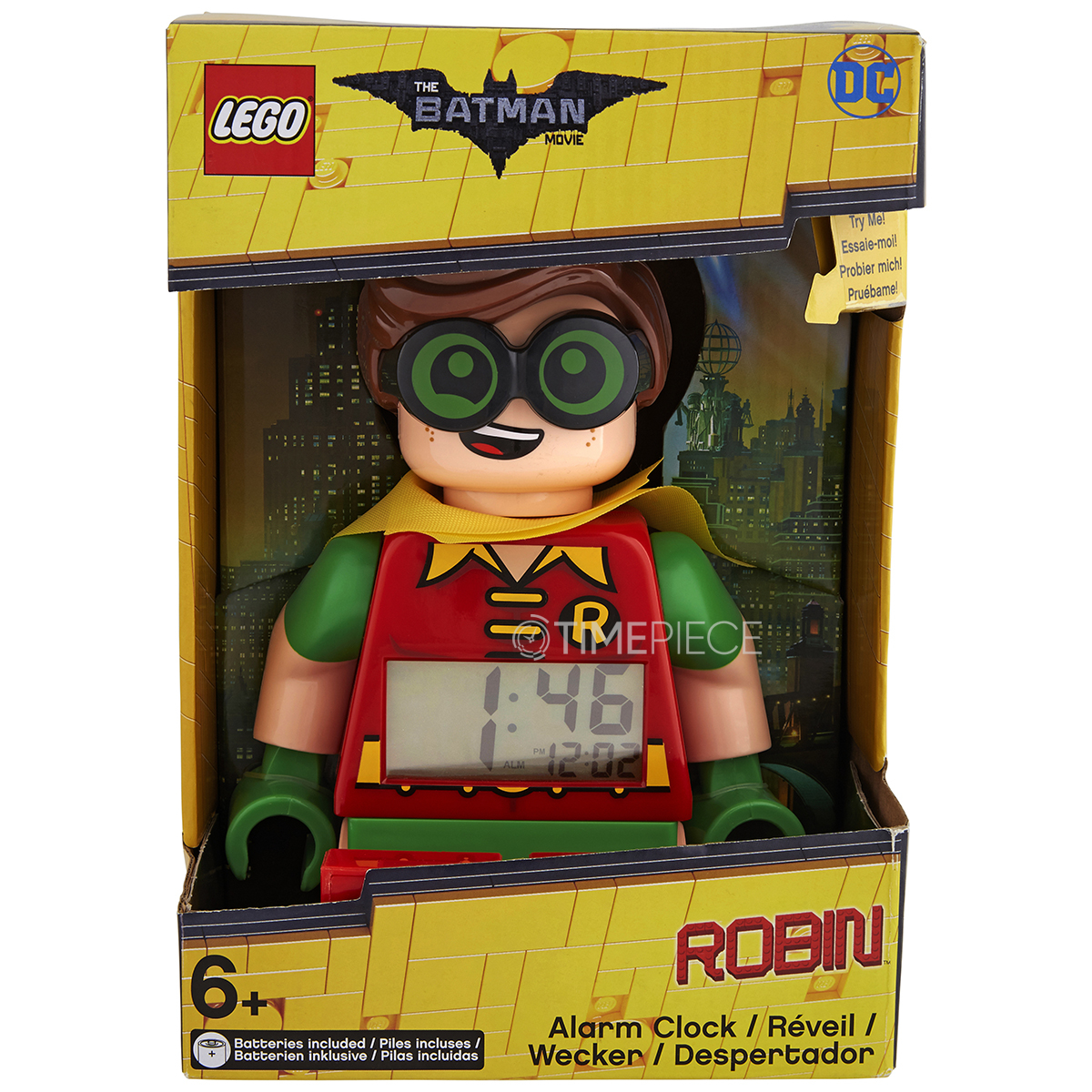 Lego The Batman Movie Robin Kids Alarm Clock