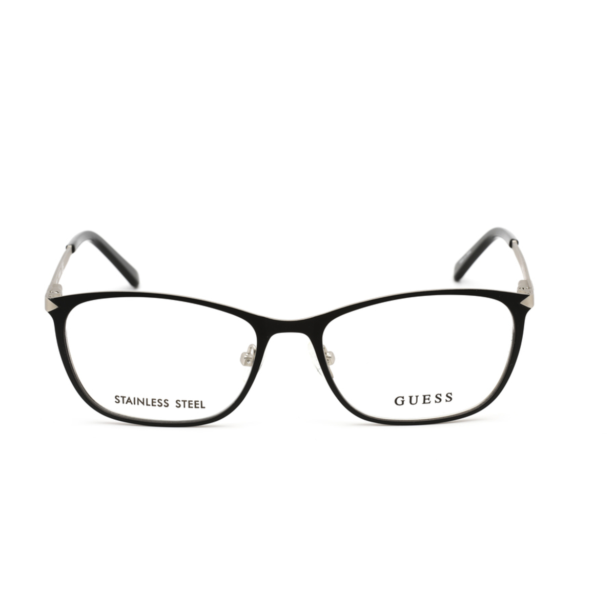Guess Unisex Black Rectangular Eyeglass Frames GU258700254