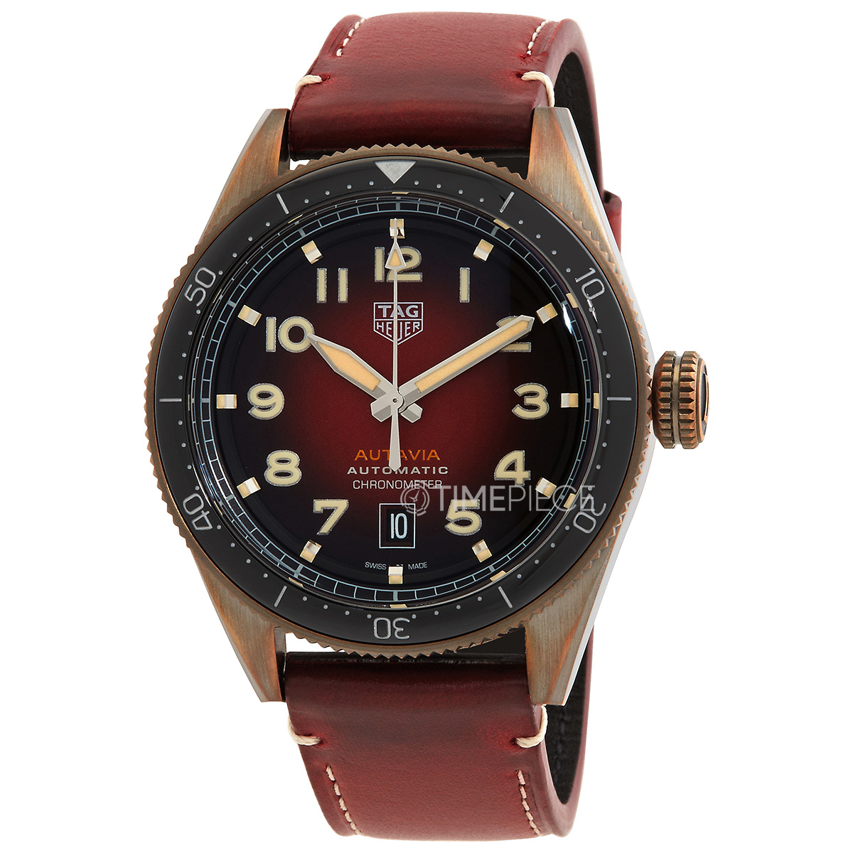 Tag Heuer Autavia Automatic Red Dial Mens Watch WBE5192.FC8300