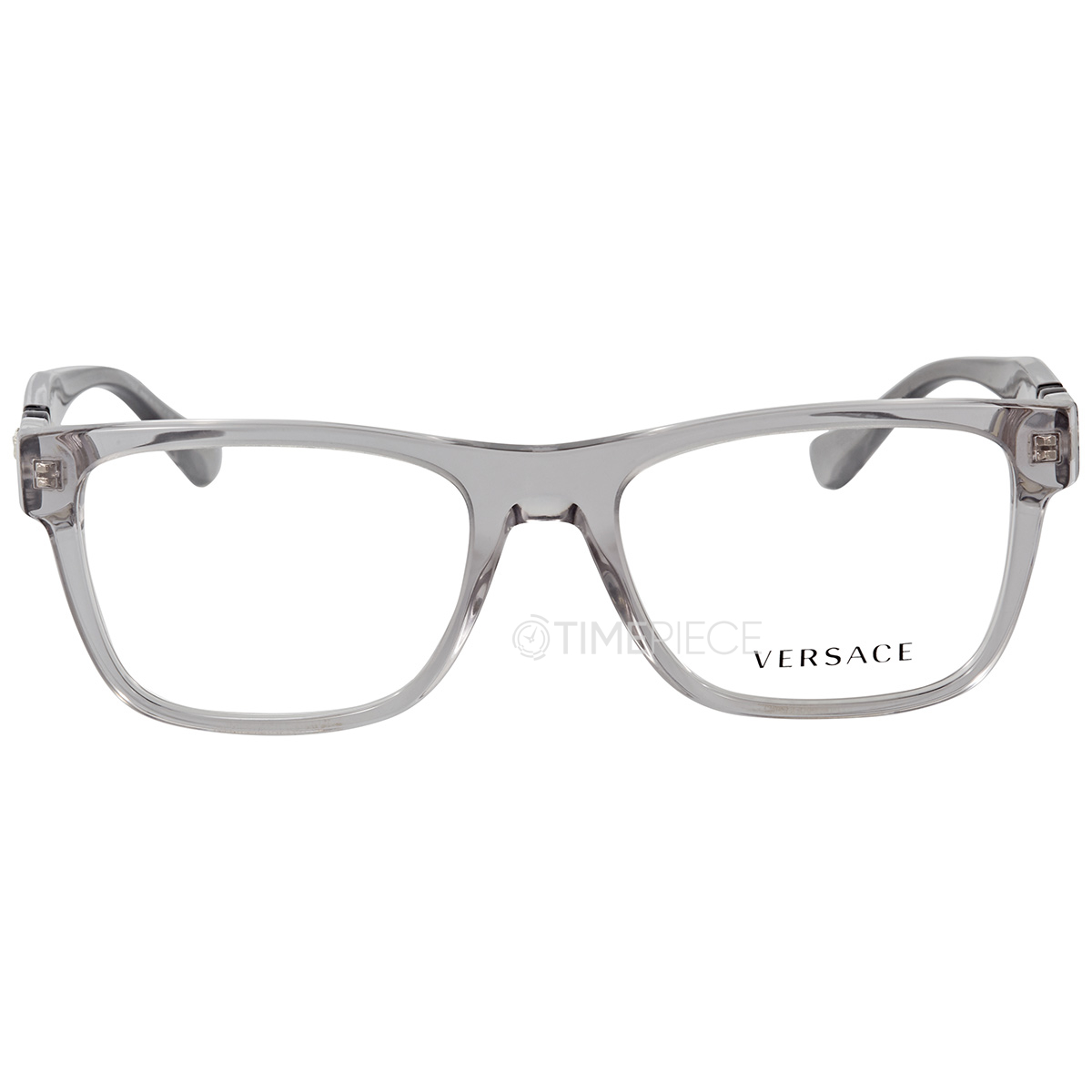 Versace Transparent Rectangular Mens Eyeglasses 0VE3303 593 53