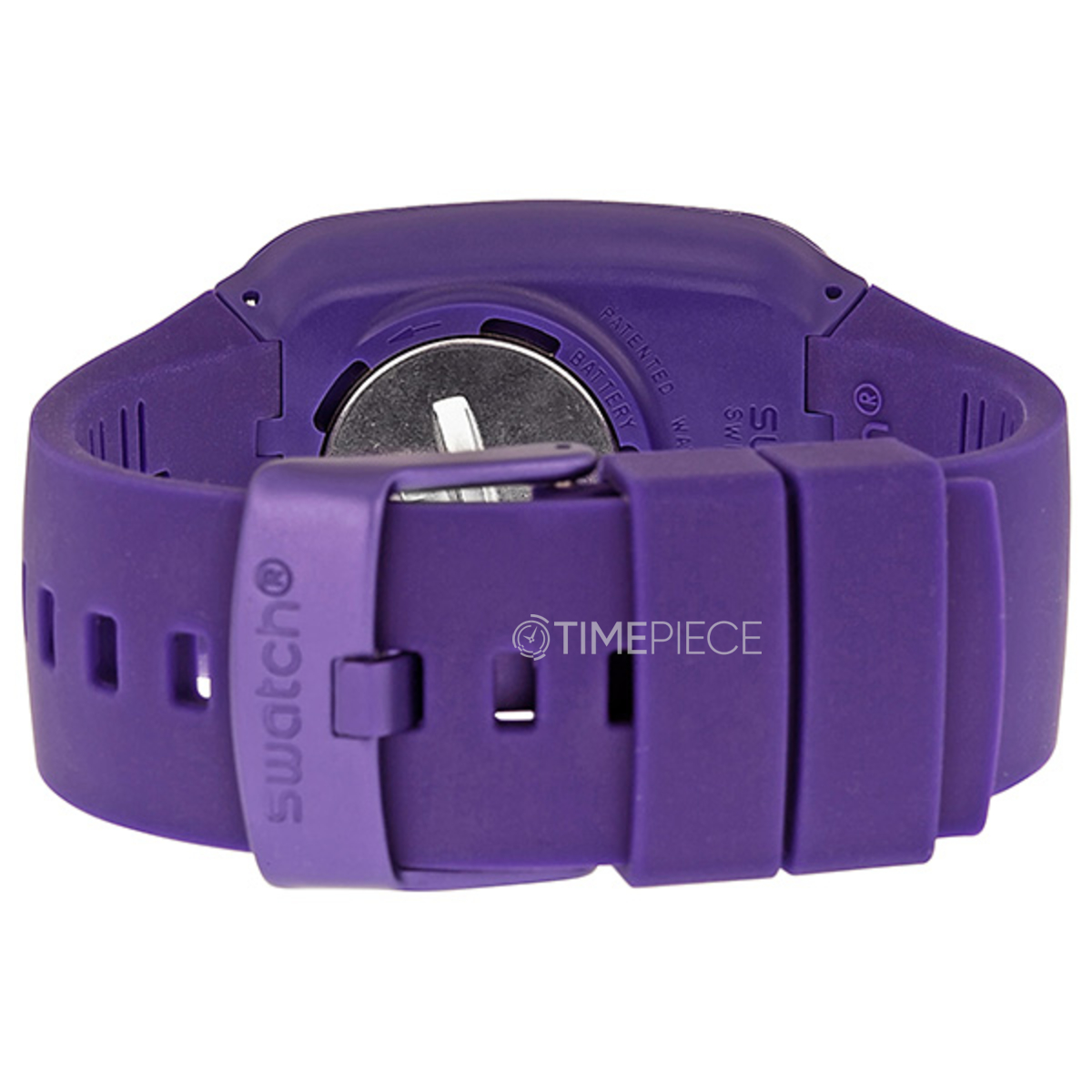 Swatch Touch Purple Digital Purple Silicone Unisex Watch SURV100