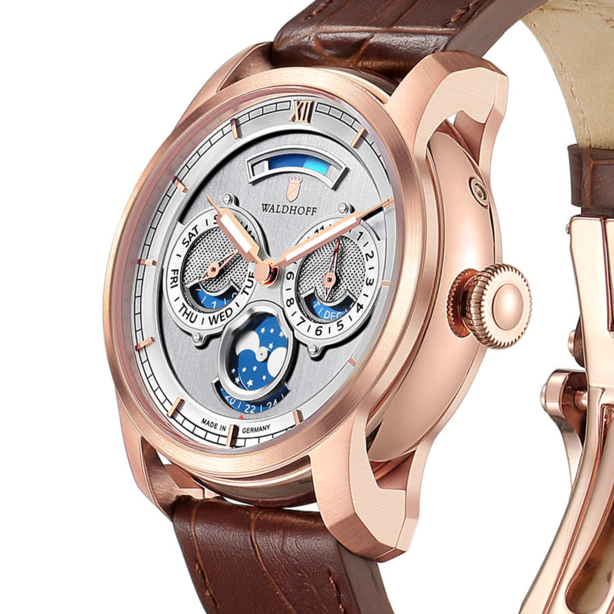 Waldhoff Waldhoff Olympus Automatic Silver Dial Mens Watch Waldhoff ...