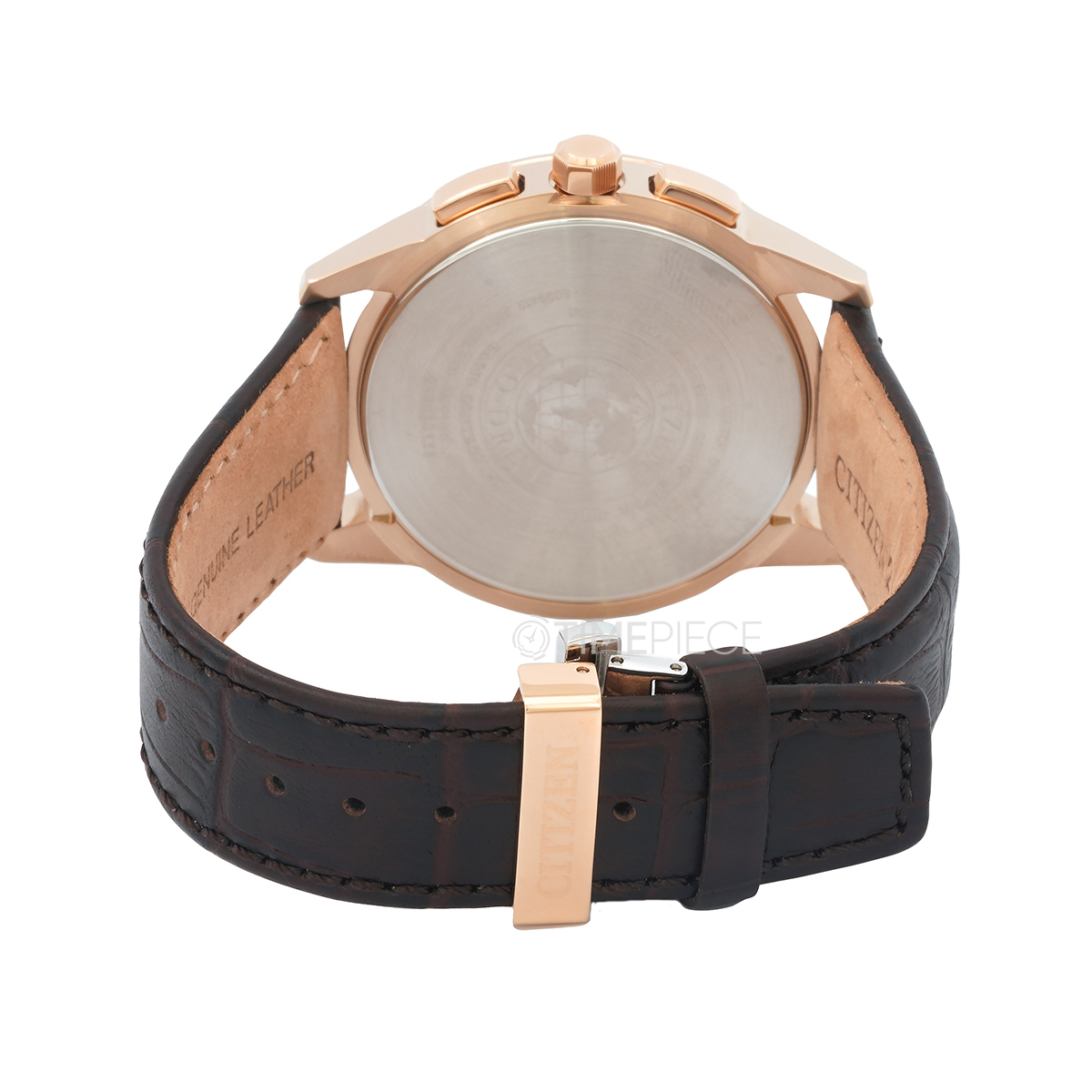 Citizen Perpetual World Time Chronograph Grey Dial Mens Watch AT8113-12H