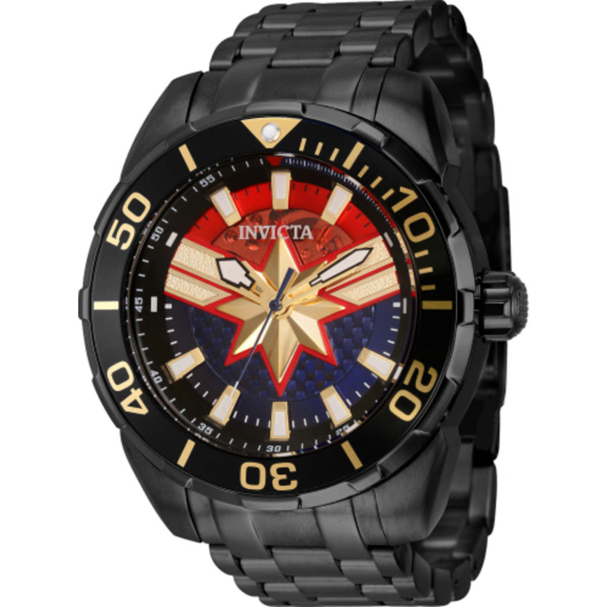Invicta Marvel Captain Marvel Automatic Mens Watch 43057
