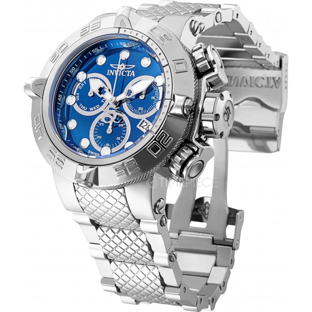 Invicta Subaqua Chronograph Quartz Blue Dial Mens Watch 32972