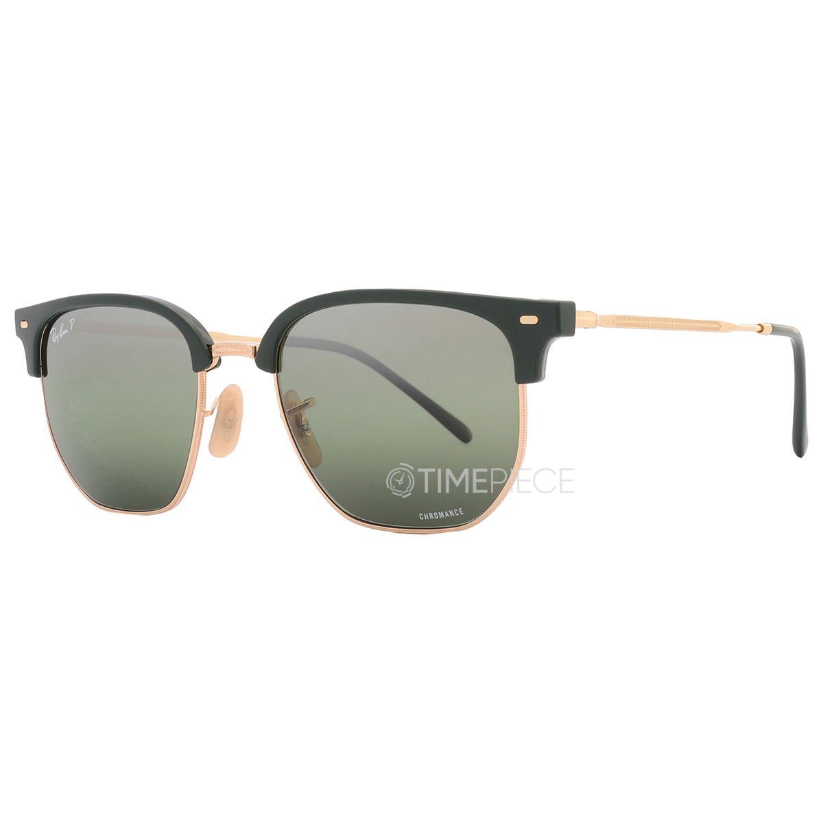 Ray Ban New Clubmaster Polarized Green Mirrored Unisex Sunglasses ...