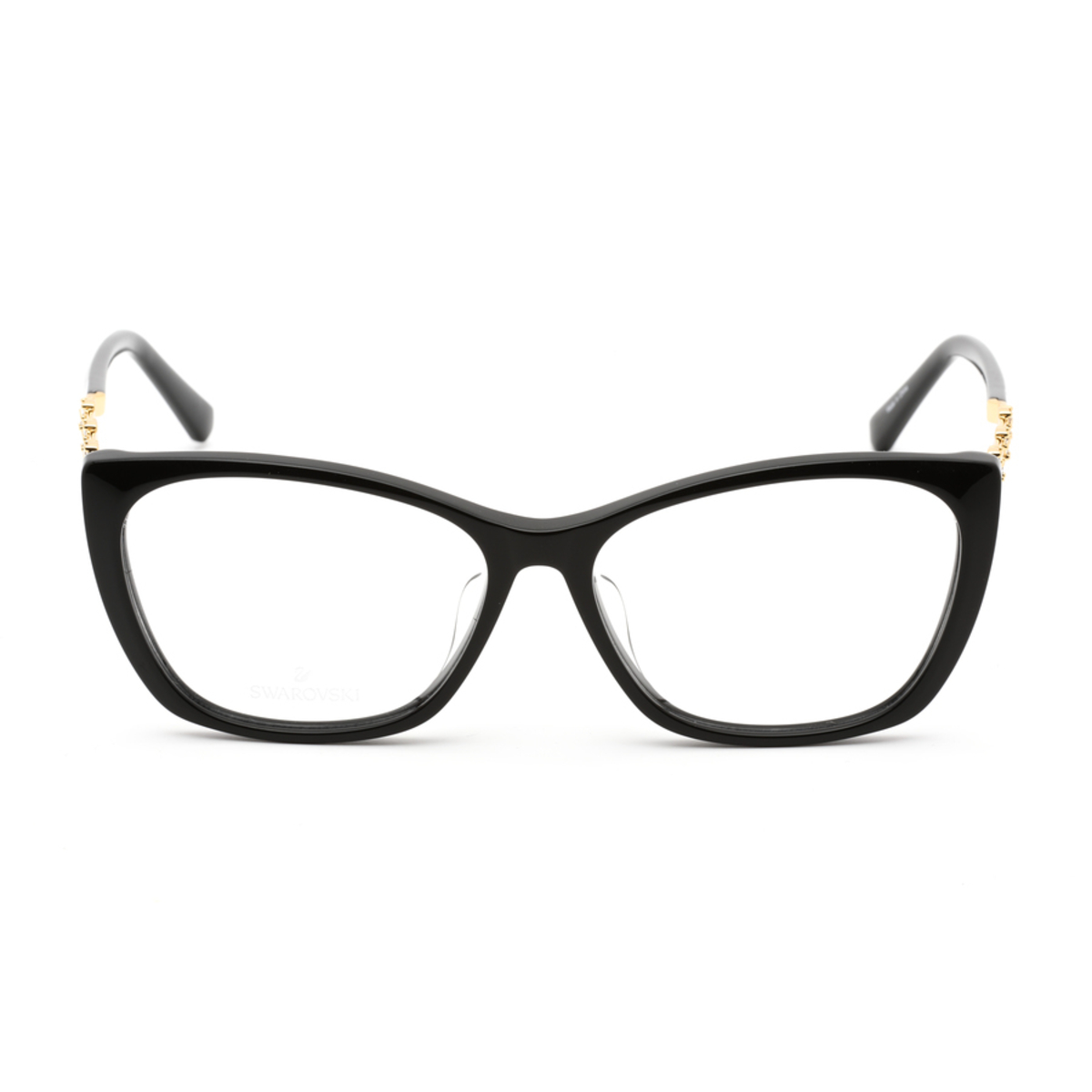 Swarovski Ladies Black Cat Eye Eyeglass Frames SK5383 F00154 Swarovski Ladies Black Cat Eye Eyeglass Frames SK5383 F00154