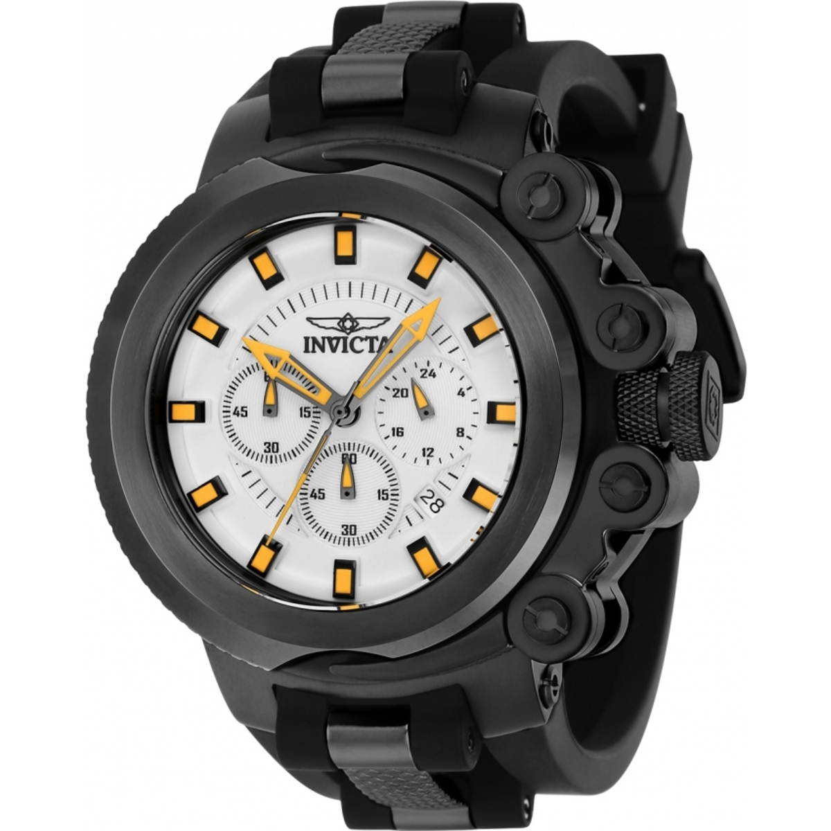 Invicta Coalition Forces Chronograph Quartz White Dial Mens Watch 38375