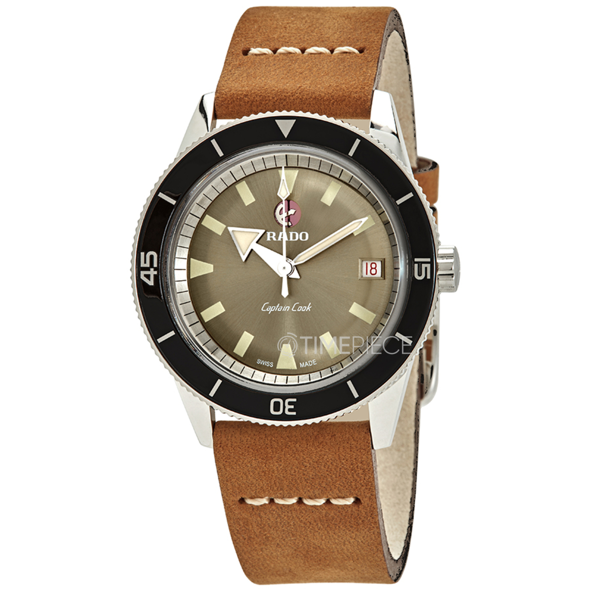 Rado Captain Cook Automatic Champagne Dial Mens Watch - R32500315