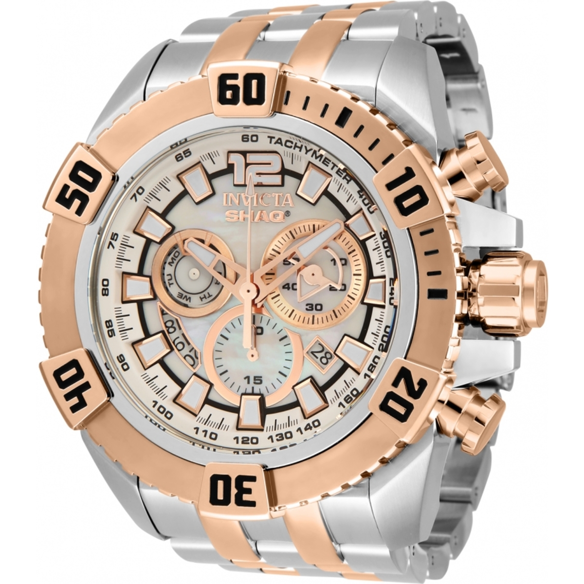 Invicta SHAQ Chronograph Quartz White Dial Mens Watch 33769