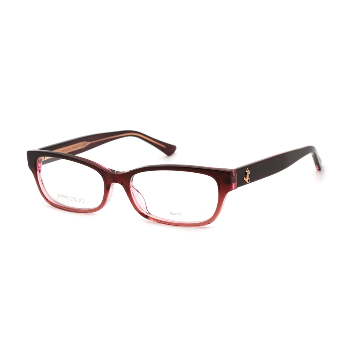 Jimmy Choo Ladies Red Square Eyeglass Frames JC2710EGL0053