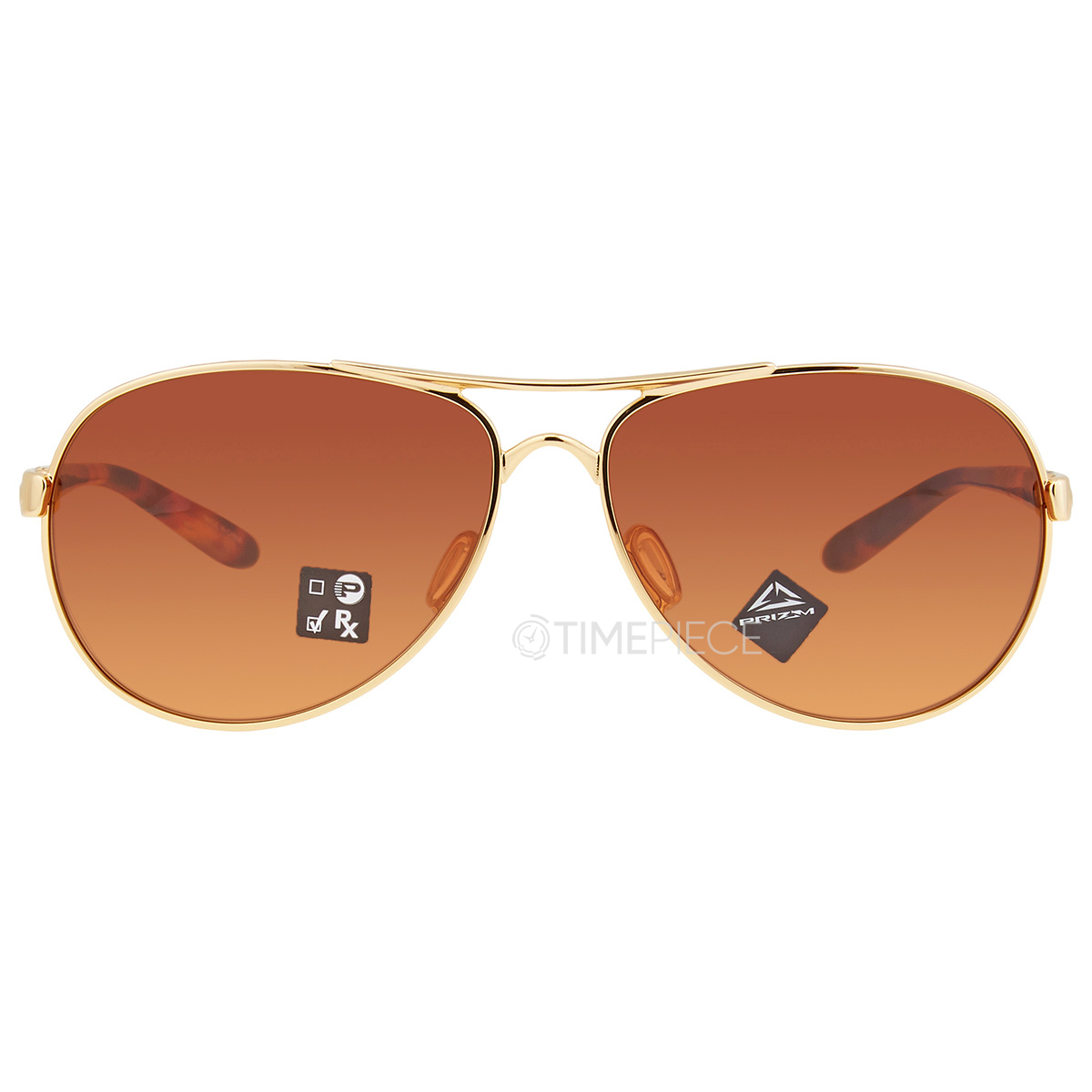 Oakley Feedback Prizm Brown Gradient Pilot Ladies Sunglasses OO4079 ...