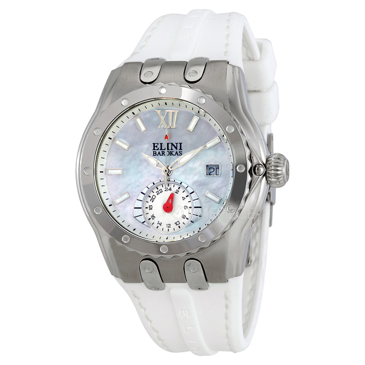 Elini Barokas ELINI-20029-02-WHT Genesis Vision Ladies Quartz Watch