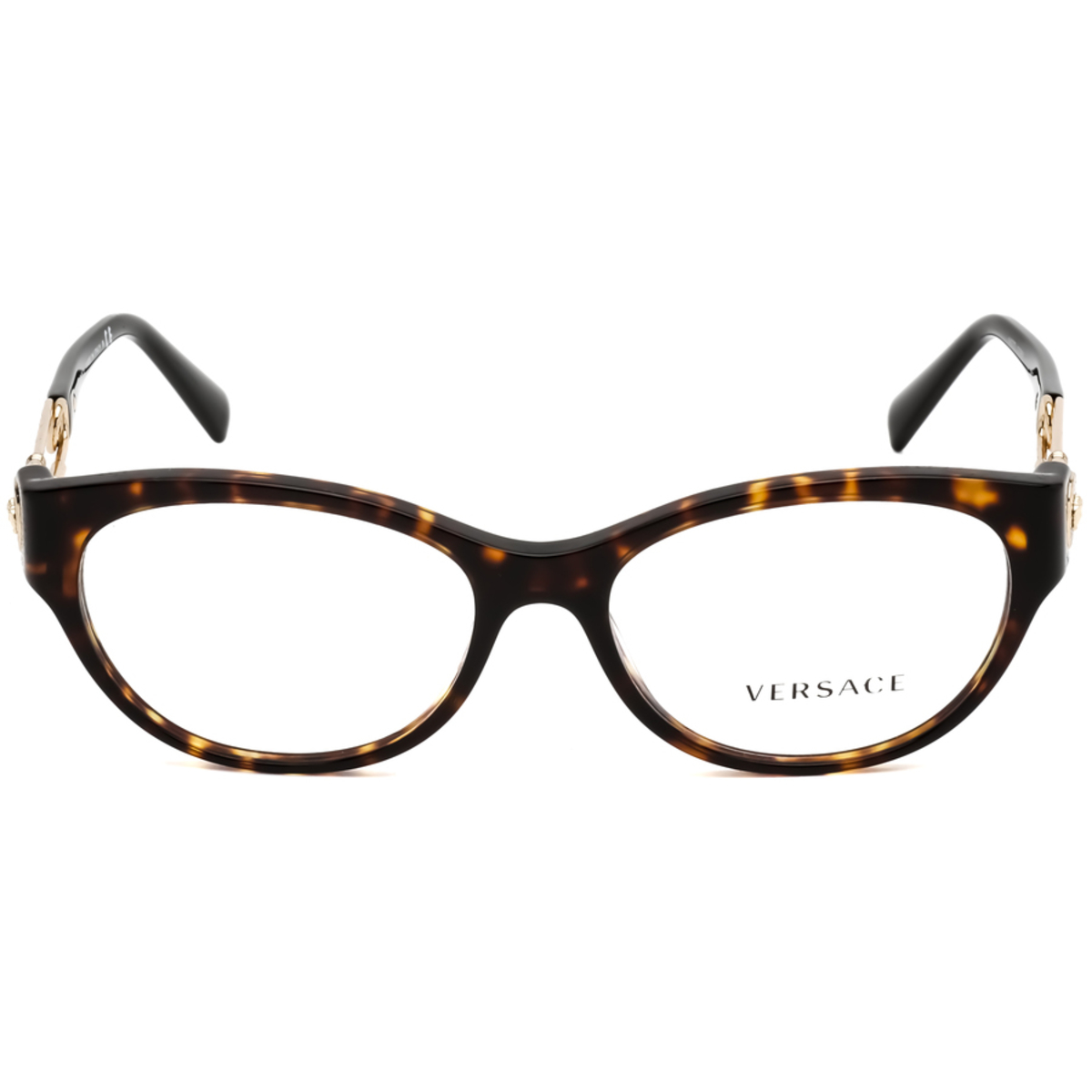 Versace Ladies Tortoise Round Eyeglass Frames VE328910854