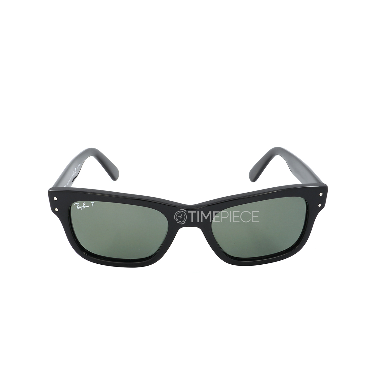 Ray Ban Polarized Green Rectangular Mens Sunglasses 0RB2283 901/58 52