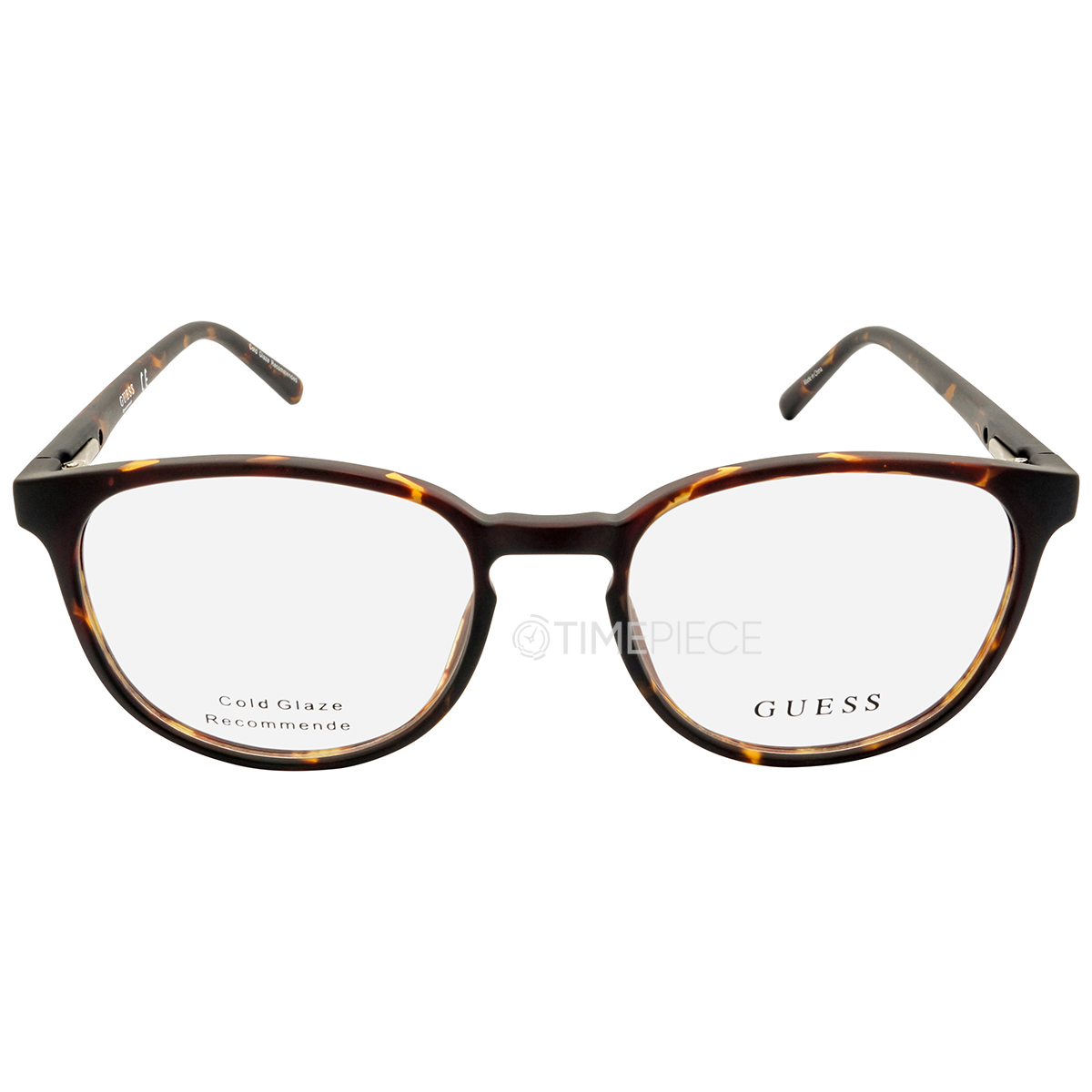 Guess Unisex Tortoise Square Eyeglass Frames GU300905249