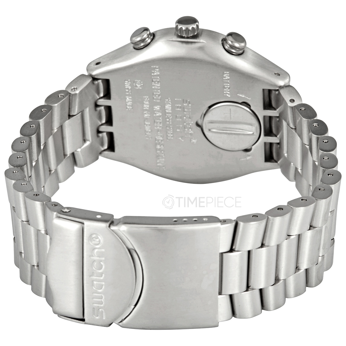Swatch Clear Water Chronograph Quartz Blue Dial Unisex Watch YCS589G