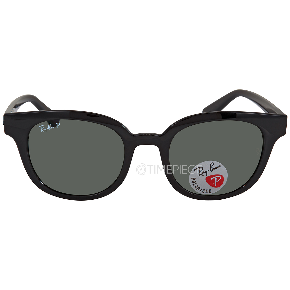 Ray Ban Polarized Green Classic G-15 Square Sunglasses RB4324 601/9A50