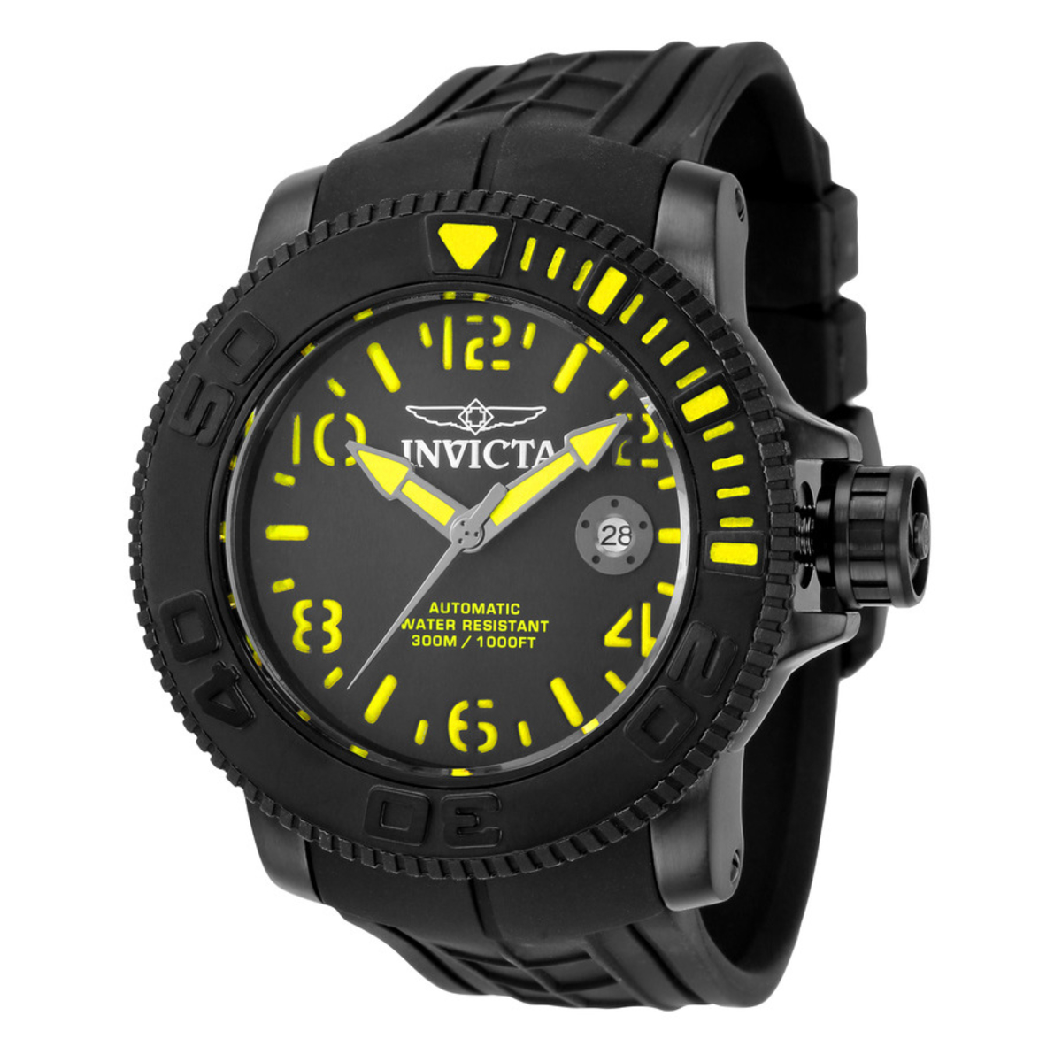 Invicta Sea Hunter Automatic Black Dial Mens Watch 34778