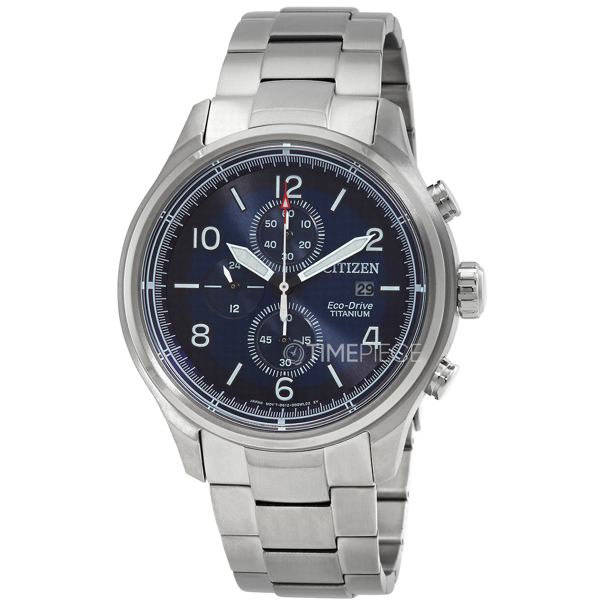 Citizen Chronograph Eco-Drive Blue Dial Mens Watch CA0810-88L