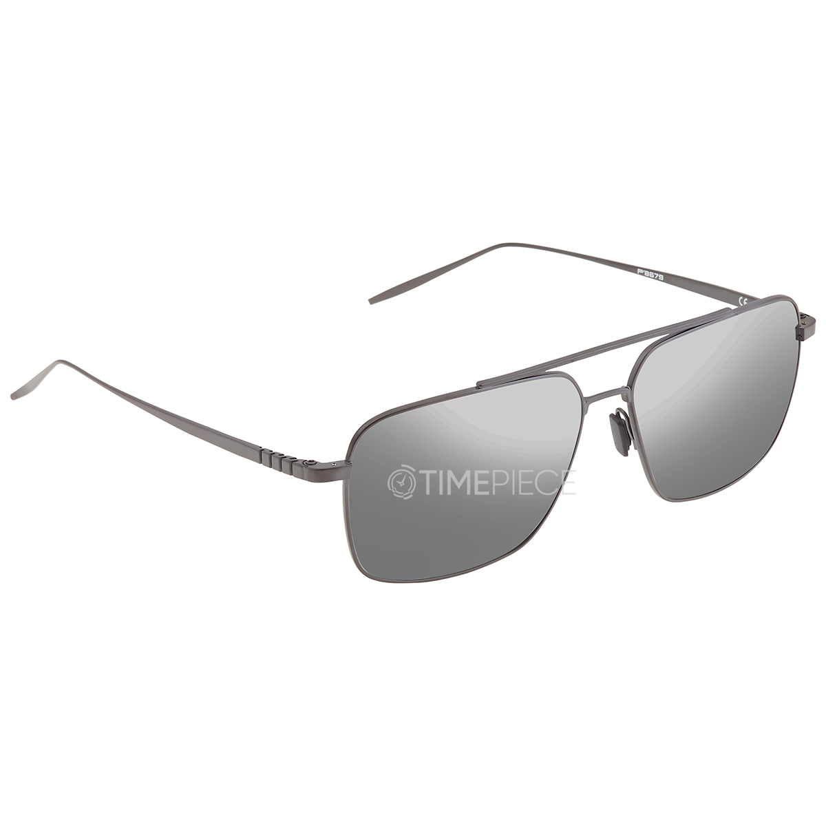 Porsche Design Mercury Silver Mirrored Square Mens Sunglasses P8679 A 60
