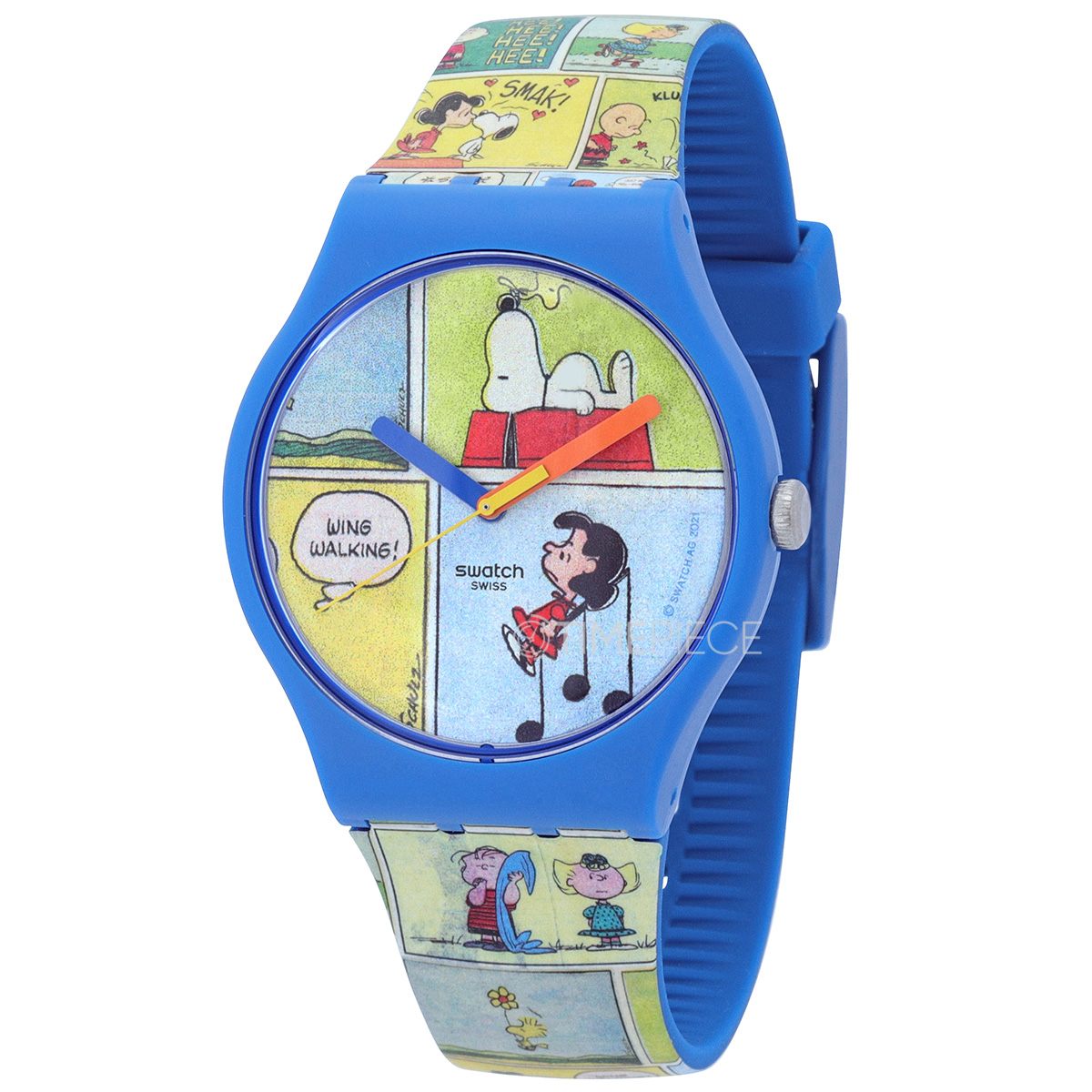 Swatch Smak X Peanuts Quartz Unisex Watch SO29Z108