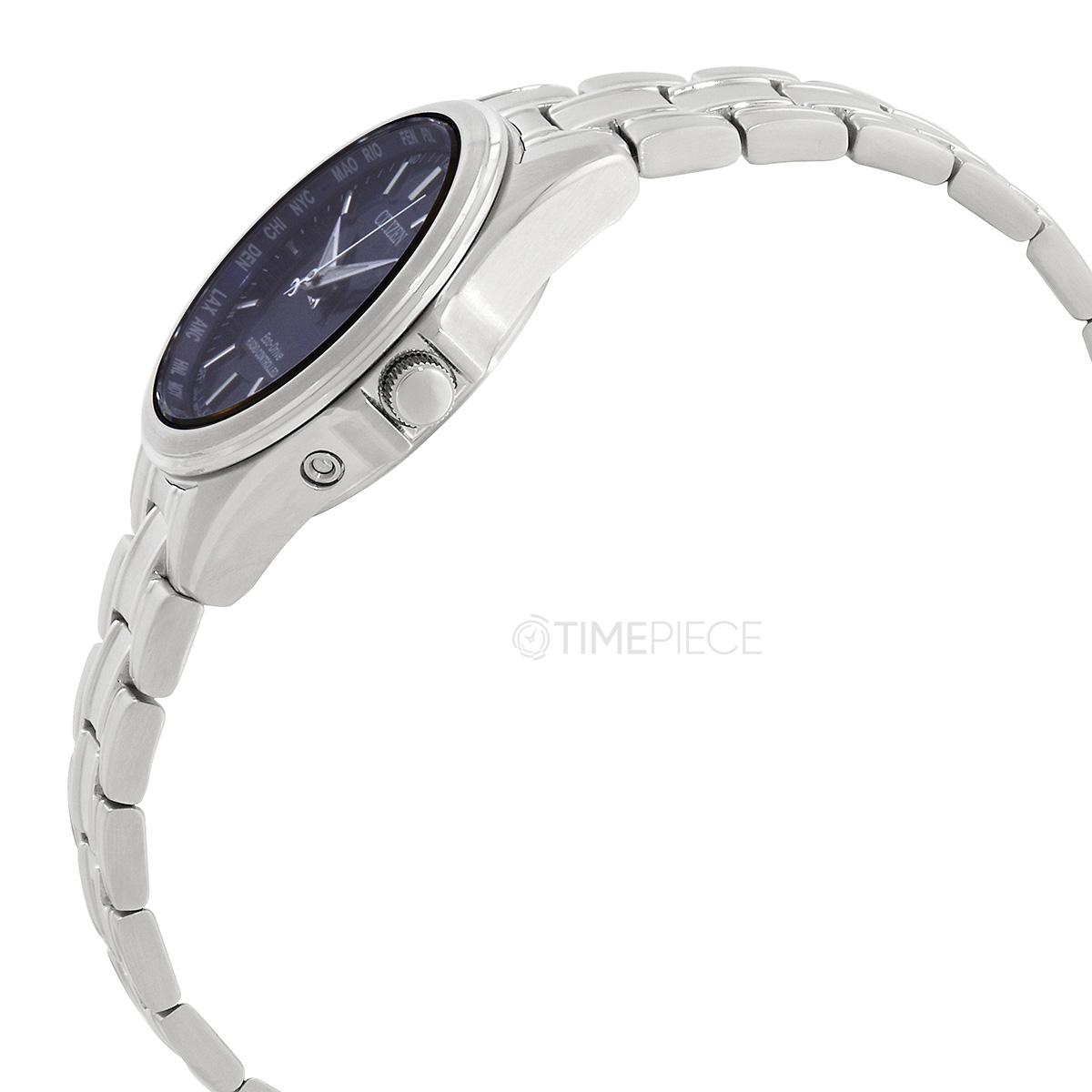 Citizen Eco-Drive Perpetual World Time Blue Dial Ladies Watch EC1180-81L
