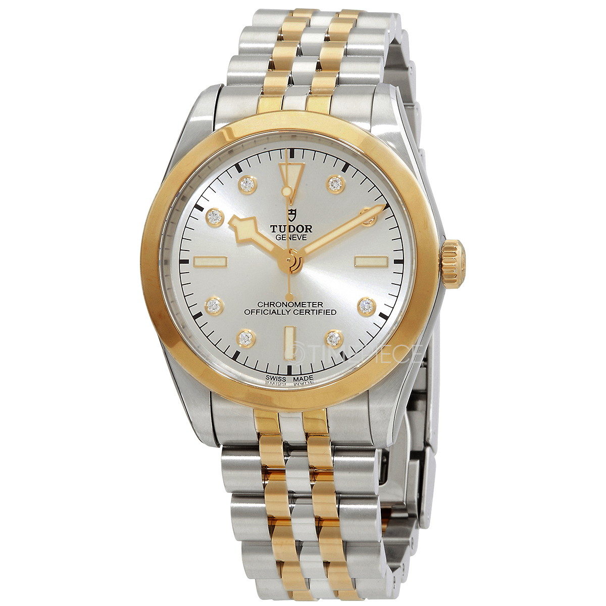 Tudor Black Bay 36 Automatic Chronometer Diamond Silver Dial Unisex ...