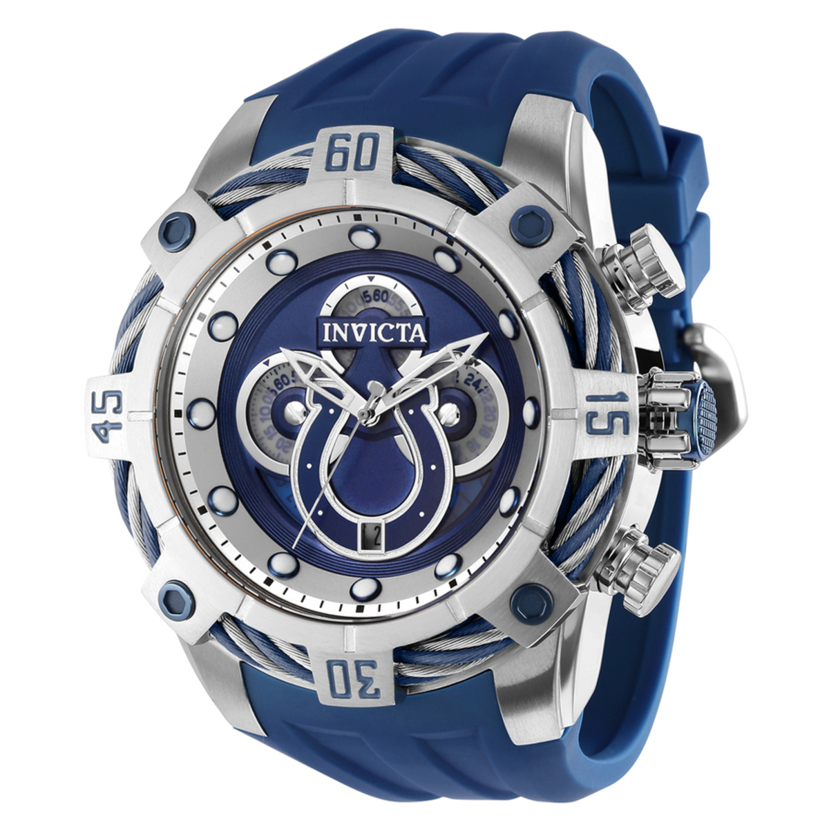 Invicta NFL Indianapolis Colts Blue Dial Mens Watch 35836
